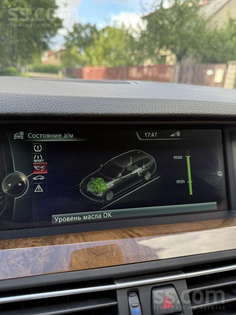 Zils BMW 530 2012 Rīga, ar dzinēja tilpumu 3.00 L un nobraukumu 259 tūkst. km par 12600 €, foto 13 vietnē AUTOMOTO.COM.LV