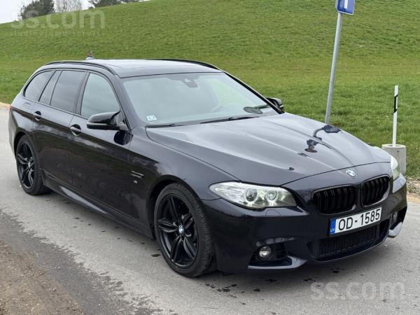 Blue BMW 530 2013 in Jelgava, with an engine capacity of 3.00 L and mileage of 267 thousand km for 11599 €, photo 3 on AUTOMOTO.COM.LV