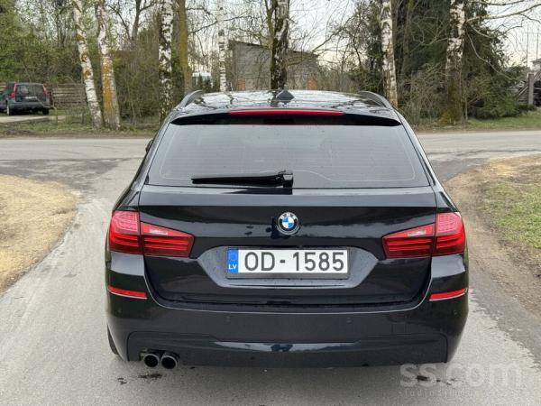 Blue BMW 530 2013 in Jelgava, with an engine capacity of 3.00 L and mileage of 267 thousand km for 11599 €, photo 6 on AUTOMOTO.COM.LV