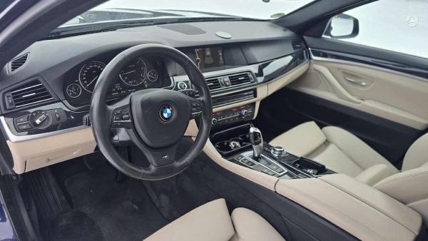 Blue BMW 530 2013 in Vilnius, with an engine capacity of 2.99 L and mileage of 342 thousand km for 7600 €, photo 8 on AUTOMOTO.COM.LV