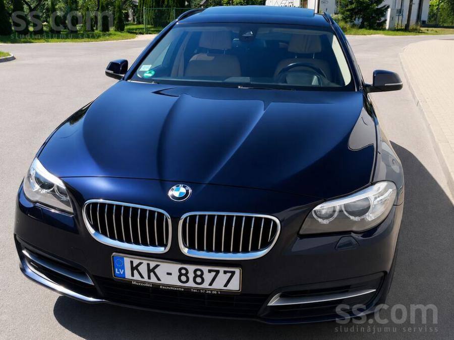 Blue BMW 530 2013 in Riga, with an engine capacity of 3.00 L and mileage of 285 thousand km for 10900 €, photo 1 on AUTOMOTO.COM.LV