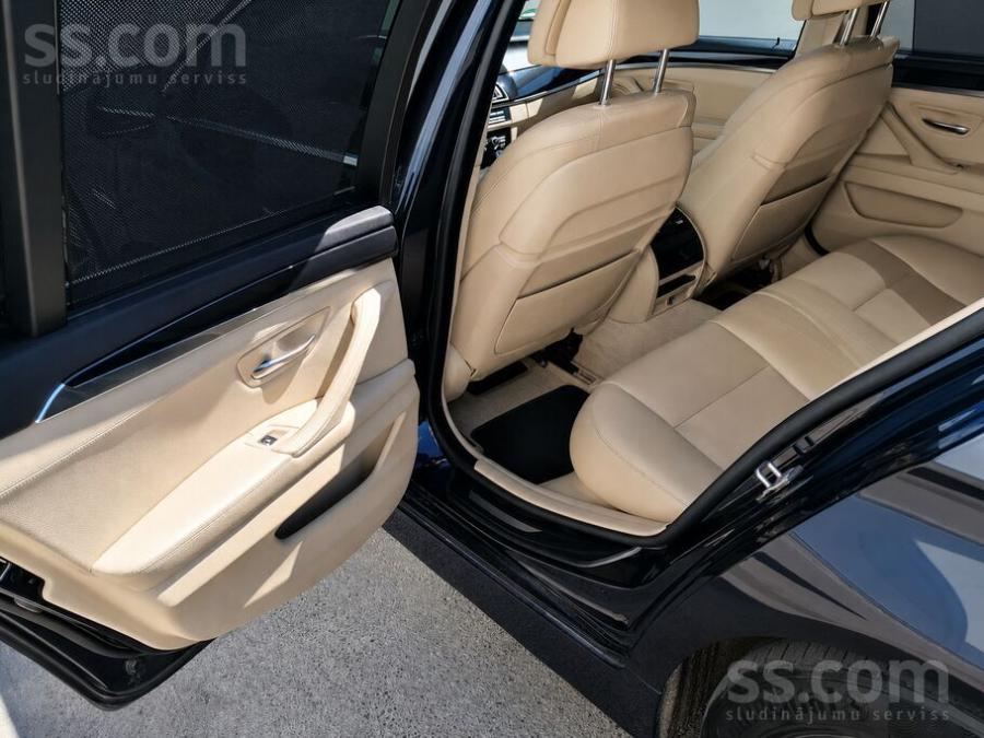 Blue BMW 530 2013 in Riga, with an engine capacity of 3.00 L and mileage of 285 thousand km for 10900 €, photo 8 on AUTOMOTO.COM.LV