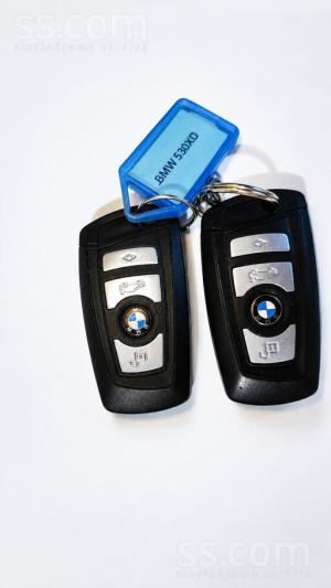Blue BMW 530 2013 in Riga, with an engine capacity of 3.00 L and mileage of 285 thousand km for 10900 €, photo 17 on AUTOMOTO.COM.LV