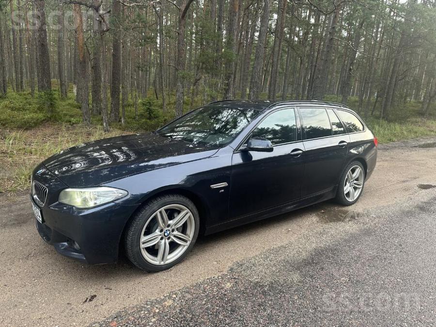 Blue BMW 530 2013 in Riga, with an engine capacity of 3.00 L and mileage of 355 thousand km for 10900 €, photo 5 on AUTOMOTO.COM.LV