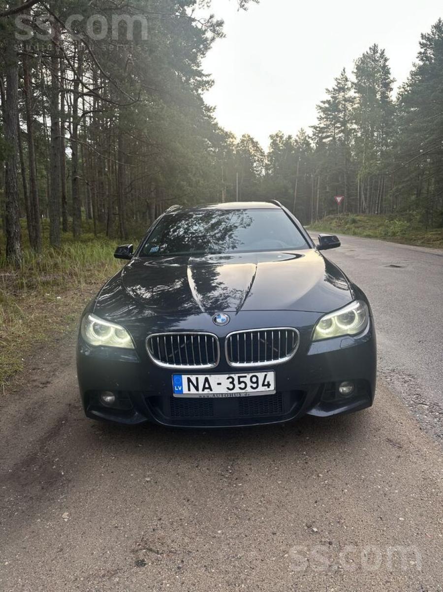 Blue BMW 530 2013 in Riga, with an engine capacity of 3.00 L and mileage of 355 thousand km for 10900 €, photo 9 on AUTOMOTO.COM.LV