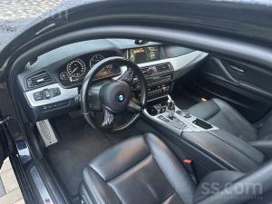 Blue BMW 530 2013 in Riga, with an engine capacity of 3.00 L and mileage of 355 thousand km for 10900 €, photo 10 on AUTOMOTO.COM.LV
