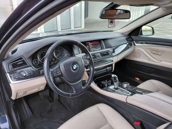 Blue BMW 530 2013 in Vilnius, with an engine capacity of 2.99 L and mileage of 403 thousand km for 6950 €, photo 7 on AUTOMOTO.COM.LV