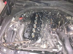 Blue BMW 530 2013 in Vilnius, with an engine capacity of 2.99 L and mileage of 383 thousand km for 10000 €, photo 25 on AUTOMOTO.COM.LV