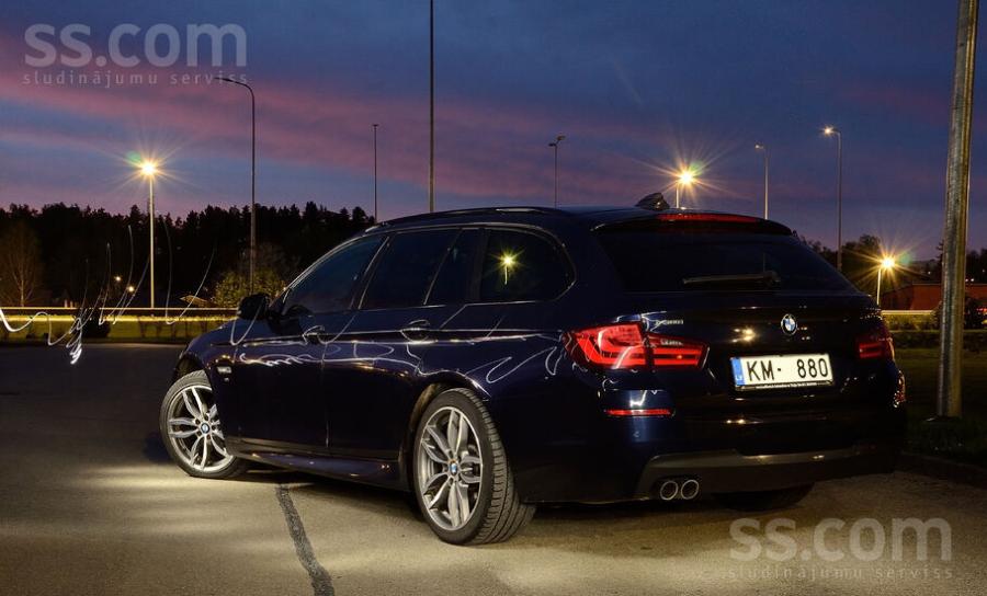 Blue BMW 530 2013 in Ogre, with an engine capacity of 3.00 L and mileage of 374 thousand km for 8125 €, photo 1 on AUTOMOTO.COM.LV