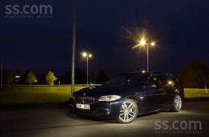 Blue BMW 530 2013 in Ogre, with an engine capacity of 3.00 L and mileage of 374 thousand km for 8125 €, photo 5 on AUTOMOTO.COM.LV