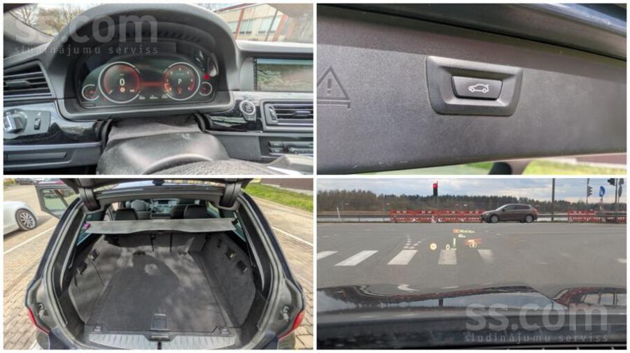 Blue BMW 530 2013 in Ogre, with an engine capacity of 3.00 L and mileage of 374 thousand km for 8125 €, photo 15 on AUTOMOTO.COM.LV