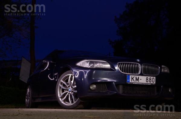 Zils BMW 530 2013 Ogre, ar dzinēja tilpumu 3.00 L un nobraukumu 374 tūkst. km par 8125 €, foto 2 vietnē AUTOMOTO.COM.LV