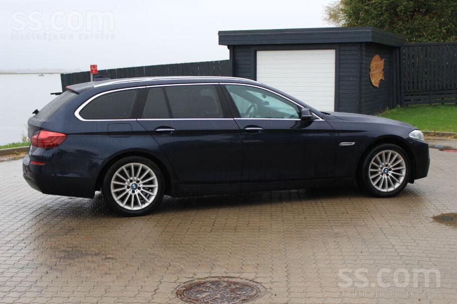 Blue BMW 530 2013 in Liepaja, with an engine capacity of 3.00 L and mileage of 326 thousand km for 12900 €, photo 3 on AUTOMOTO.COM.LV