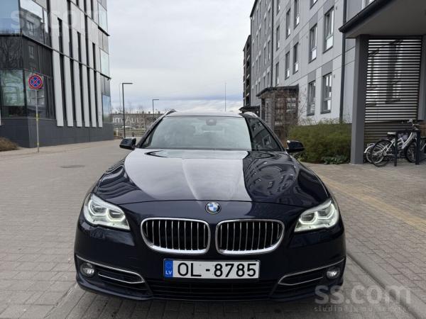 Blue BMW 530 2014 in Riga, with an engine capacity of 3.00 L and mileage of 243 thousand km for 12500 €, photo 2 on AUTOMOTO.COM.LV