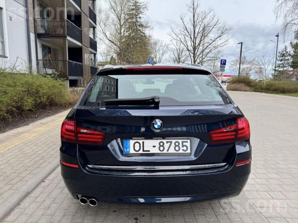 Blue BMW 530 2014 in Riga, with an engine capacity of 3.00 L and mileage of 243 thousand km for 12500 €, photo 5 on AUTOMOTO.COM.LV