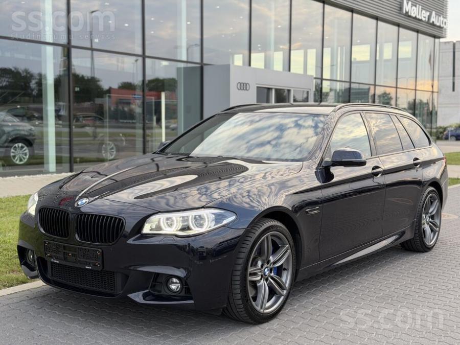 Blue BMW 530 2014 in Riga, with an engine capacity of 3.00 L and mileage of 331 thousand km for 13500 €, photo 14 on AUTOMOTO.COM.LV