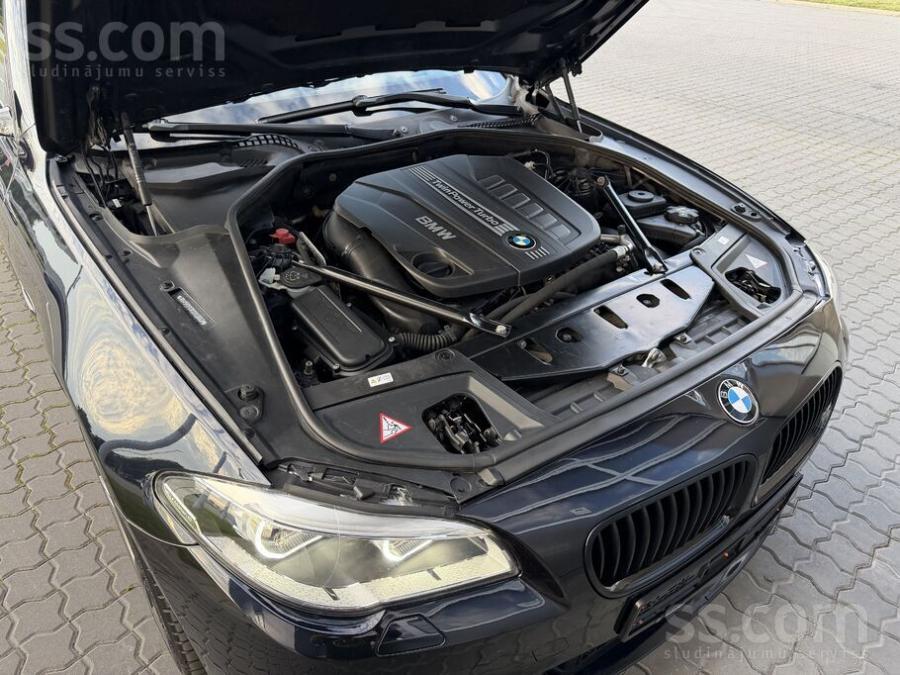 Blue BMW 530 2014 in Riga, with an engine capacity of 3.00 L and mileage of 331 thousand km for 13500 €, photo 25 on AUTOMOTO.COM.LV