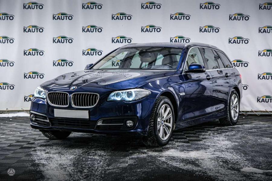 Blue BMW 530 2015 in Kaunas, with an engine capacity of 3.00 L and mileage of 303 thousand km for 10290 €, photo 1 on AUTOMOTO.COM.LV