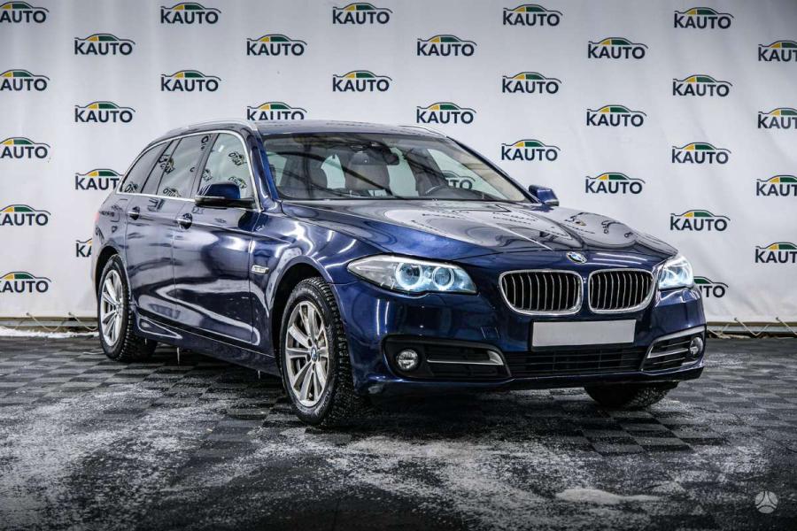 Blue BMW 530 2015 in Kaunas, with an engine capacity of 3.00 L and mileage of 303 thousand km for 10290 €, photo 2 on AUTOMOTO.COM.LV