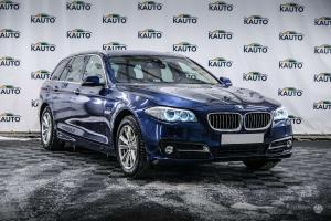 Blue BMW 530 2015 in Kaunas, with an engine capacity of 3.00 L and mileage of 303 thousand km for 10290 €, photo 2 on AUTOMOTO.COM.LV