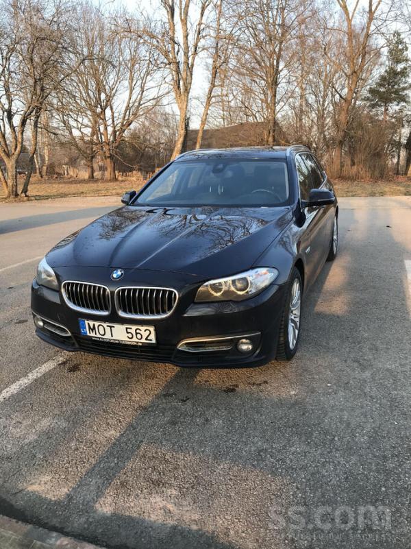 Blue BMW 530 2015 in Kuldiga, with an engine capacity of 3.00 L and mileage of 286 thousand km for 10500 €, photo 5 on AUTOMOTO.COM.LV