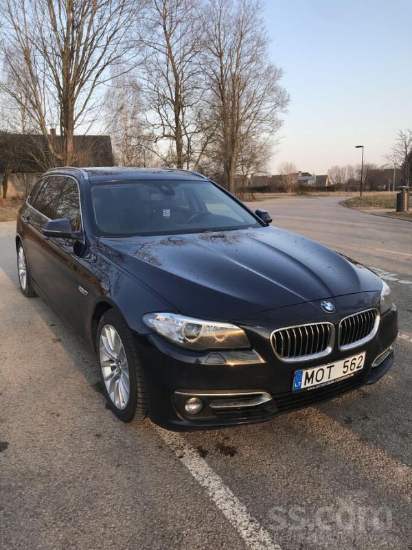 Blue BMW 530 2015 in Kuldiga, with an engine capacity of 3.00 L and mileage of 286 thousand km for 10500 €, photo 6 on AUTOMOTO.COM.LV