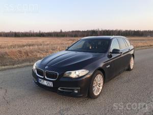 Blue BMW 530 2015 in Kuldiga, with an engine capacity of 3.00 L and mileage of 286 thousand km for 10500 €, photo  on AUTOMOTO.COM.LV