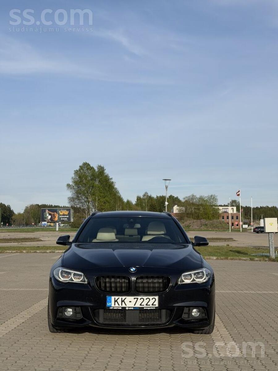 Blue BMW 530 2016 in Riga, with an engine capacity of 3.00 L and mileage of 214 thousand km for 15500 €, photo 1 on AUTOMOTO.COM.LV