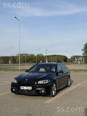 Blue BMW 530 2016 in Riga, with an engine capacity of 3.00 L and mileage of 214 thousand km for 15500 €, photo 3 on AUTOMOTO.COM.LV