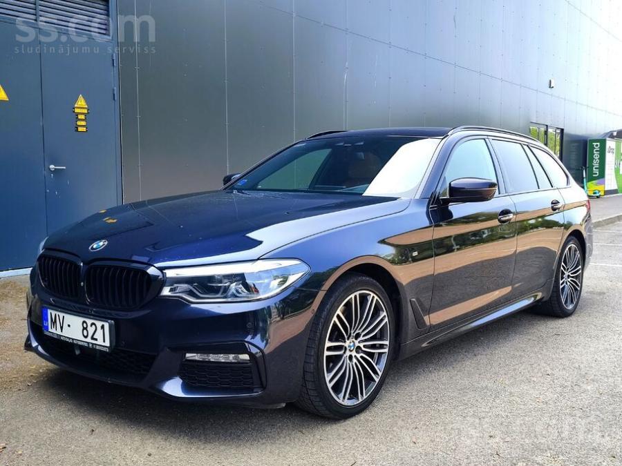 Blue BMW 530 2017 in Riga, with an engine capacity of 2.00 L and mileage of 0 thousand km for 23000 €, photo 2 on AUTOMOTO.COM.LV