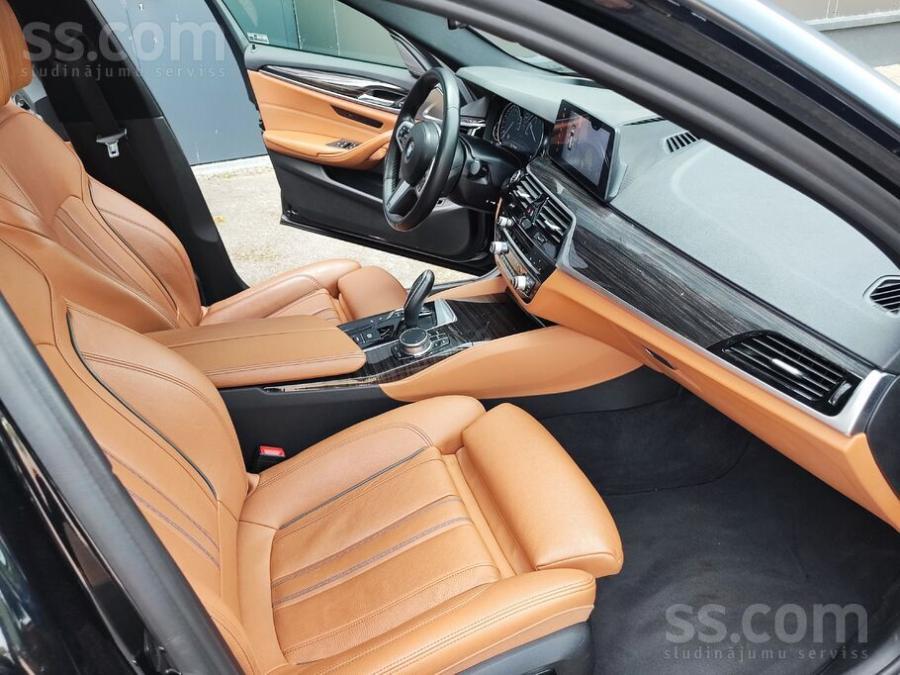 Blue BMW 530 2017 in Riga, with an engine capacity of 2.00 L and mileage of 0 thousand km for 23000 €, photo 11 on AUTOMOTO.COM.LV