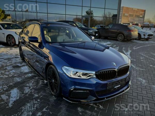 Blue BMW 530 2017 in Telschi, with an engine capacity of 3.00 L and mileage of 265 thousand km for 18299 €, photo 1 on AUTOMOTO.COM.LV
