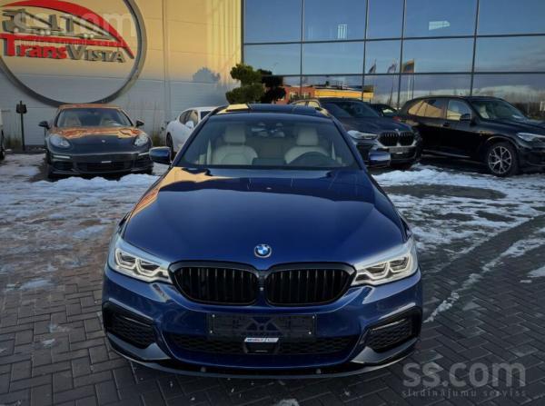 Blue BMW 530 2017 in Telschi, with an engine capacity of 3.00 L and mileage of 265 thousand km for 18299 €, photo 2 on AUTOMOTO.COM.LV