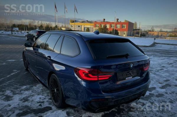 Blue BMW 530 2017 in Telschi, with an engine capacity of 3.00 L and mileage of 265 thousand km for 18299 €, photo 4 on AUTOMOTO.COM.LV