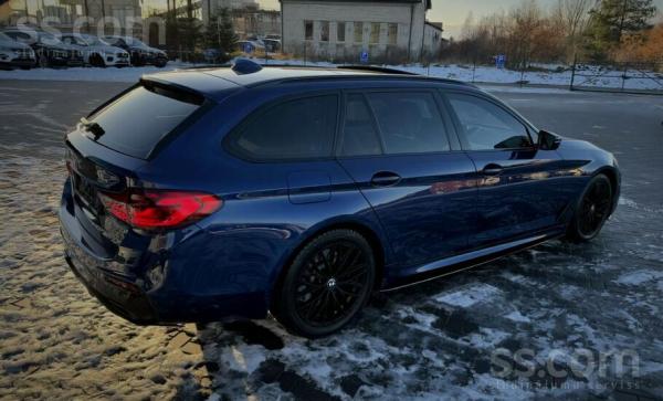 Blue BMW 530 2017 in Telschi, with an engine capacity of 3.00 L and mileage of 265 thousand km for 18299 €, photo 9 on AUTOMOTO.COM.LV