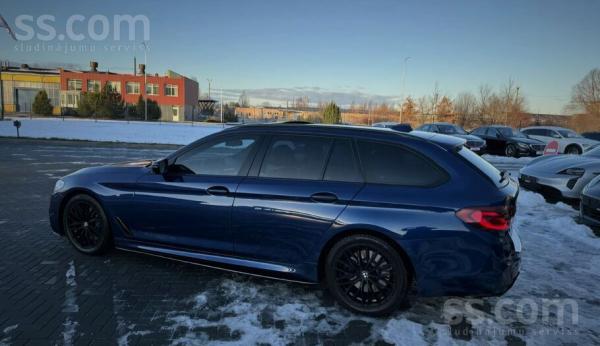 Blue BMW 530 2017 in Telschi, with an engine capacity of 3.00 L and mileage of 265 thousand km for 18299 €, photo 10 on AUTOMOTO.COM.LV