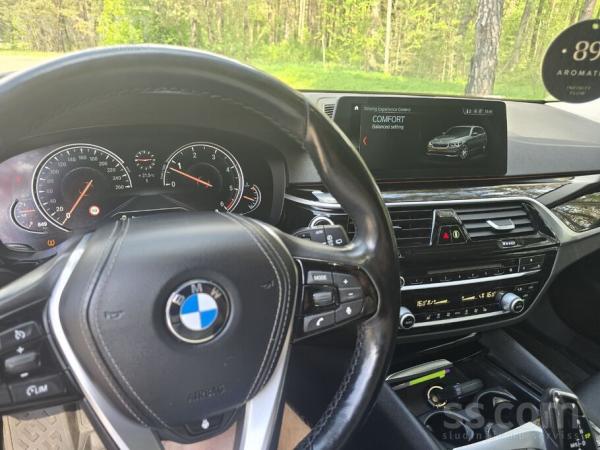 Blue BMW 530 2017 in Daugavpils, with an engine capacity of 3.00 L and mileage of 280 thousand km for 18000 €, photo 5 on AUTOMOTO.COM.LV