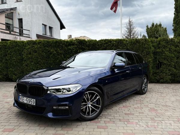 Blue BMW 530 2017 in Jelgava, with an engine capacity of 3.00 L and mileage of 208 thousand km for 19444 €, photo 3 on AUTOMOTO.COM.LV