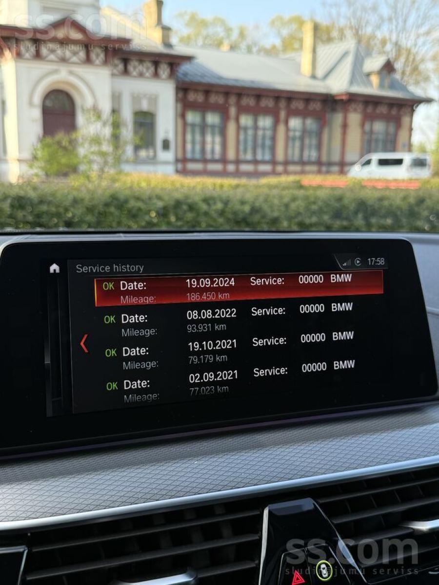 Синий БМВ 530 2017 в Вентспилс, объемом двигателя 2.00 л и пробегом 230 тыс. км за 21000 €, фото 16 на AUTOMOTO.COM.LV