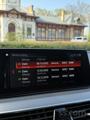 Синий БМВ 530 2017 в Вентспилс, объемом двигателя 2.00 л и пробегом 230 тыс. км за 21000 €, фото 17 на AUTOMOTO.COM.LV