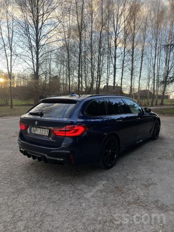 Zils BMW 530 2017 Aizkraukle, ar dzinēja tilpumu 3.00 L un nobraukumu 305 tūkst. km par 21500 €, foto 1 vietnē AUTOMOTO.COM.LV