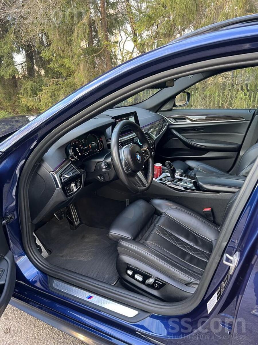 Zils BMW 530 2017 Aizkraukle, ar dzinēja tilpumu 3.00 L un nobraukumu 305 tūkst. km par 21500 €, foto 6 vietnē AUTOMOTO.COM.LV