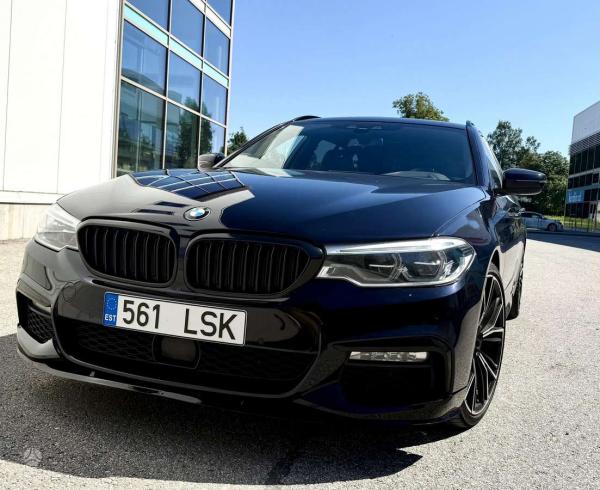 Blue BMW 530 2017 in Tartu, with an engine capacity of 2.99 L and mileage of 260 thousand km for 20999 €, photo 5 on AUTOMOTO.COM.LV