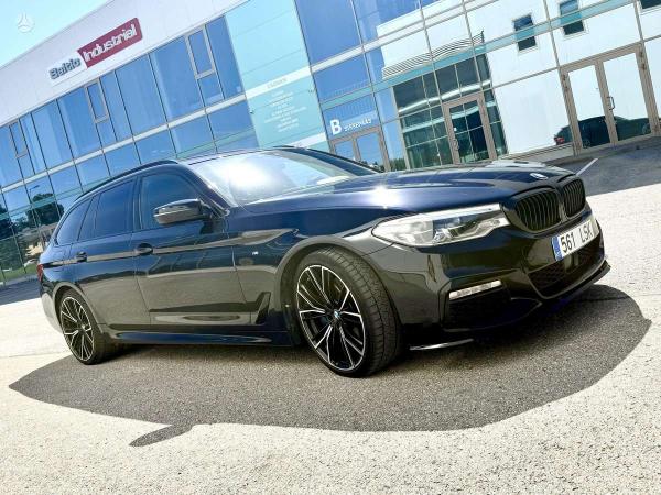 Blue BMW 530 2017 in Tartu, with an engine capacity of 2.99 L and mileage of 260 thousand km for 20999 €, photo 6 on AUTOMOTO.COM.LV