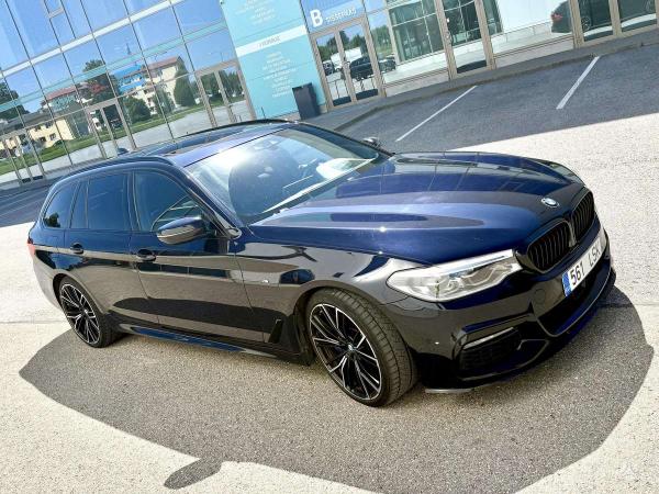 Blue BMW 530 2017 in Tartu, with an engine capacity of 2.99 L and mileage of 260 thousand km for 20999 €, photo 7 on AUTOMOTO.COM.LV