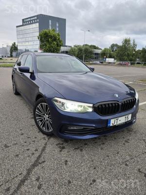 Blue BMW 530 2017 in Riga, with an engine capacity of 3.00 L and mileage of 231 thousand km for 16000 €, photo  on AUTOMOTO.COM.LV