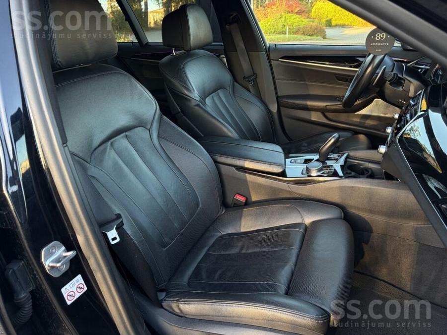 Blue BMW 530 2017 in Madona, with an engine capacity of 3.00 L and mileage of 220 thousand km for 21500 €, photo 29 on AUTOMOTO.COM.LV