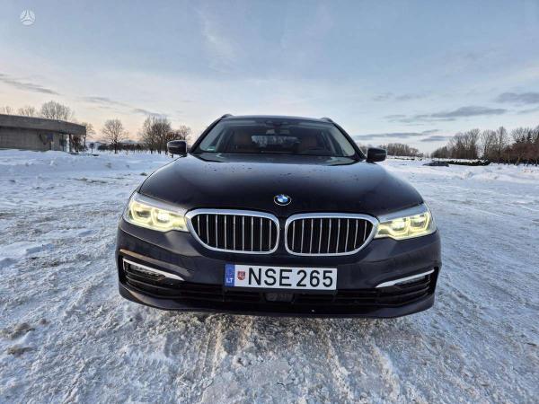 Blue BMW 530 2018 in Kaunas, with an engine capacity of 2.99 L and mileage of 201 thousand km for 18500 €, photo 1 on AUTOMOTO.COM.LV