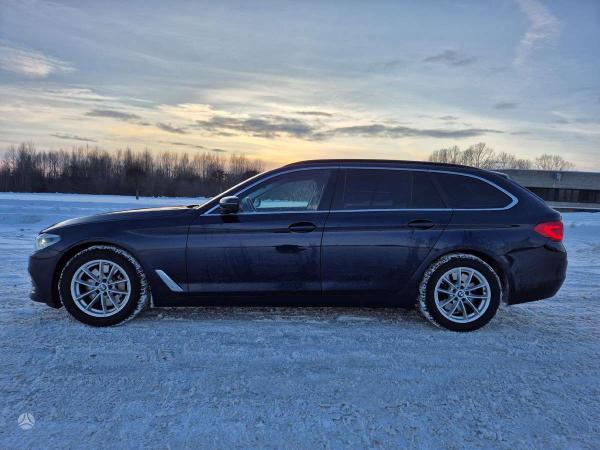 Blue BMW 530 2018 in Kaunas, with an engine capacity of 2.99 L and mileage of 201 thousand km for 18500 €, photo 3 on AUTOMOTO.COM.LV