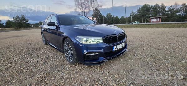 Blue BMW 530 2018 in Riga, with an engine capacity of 3.00 L and mileage of 0 thousand km for 22300 €, photo 1 on AUTOMOTO.COM.LV